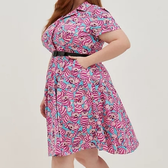 torrid | Dresses | Torrid Disney Cheshire Cat Swing Dress 6 | Poshmark